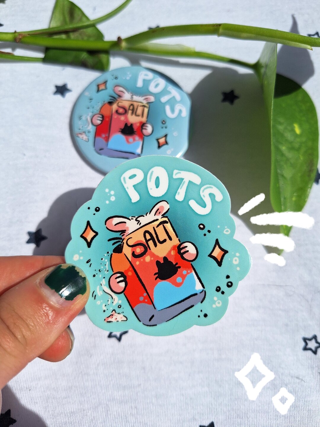 POTS Chronic Illness Bunny Sticker | Adorable Invisible Disability ...
