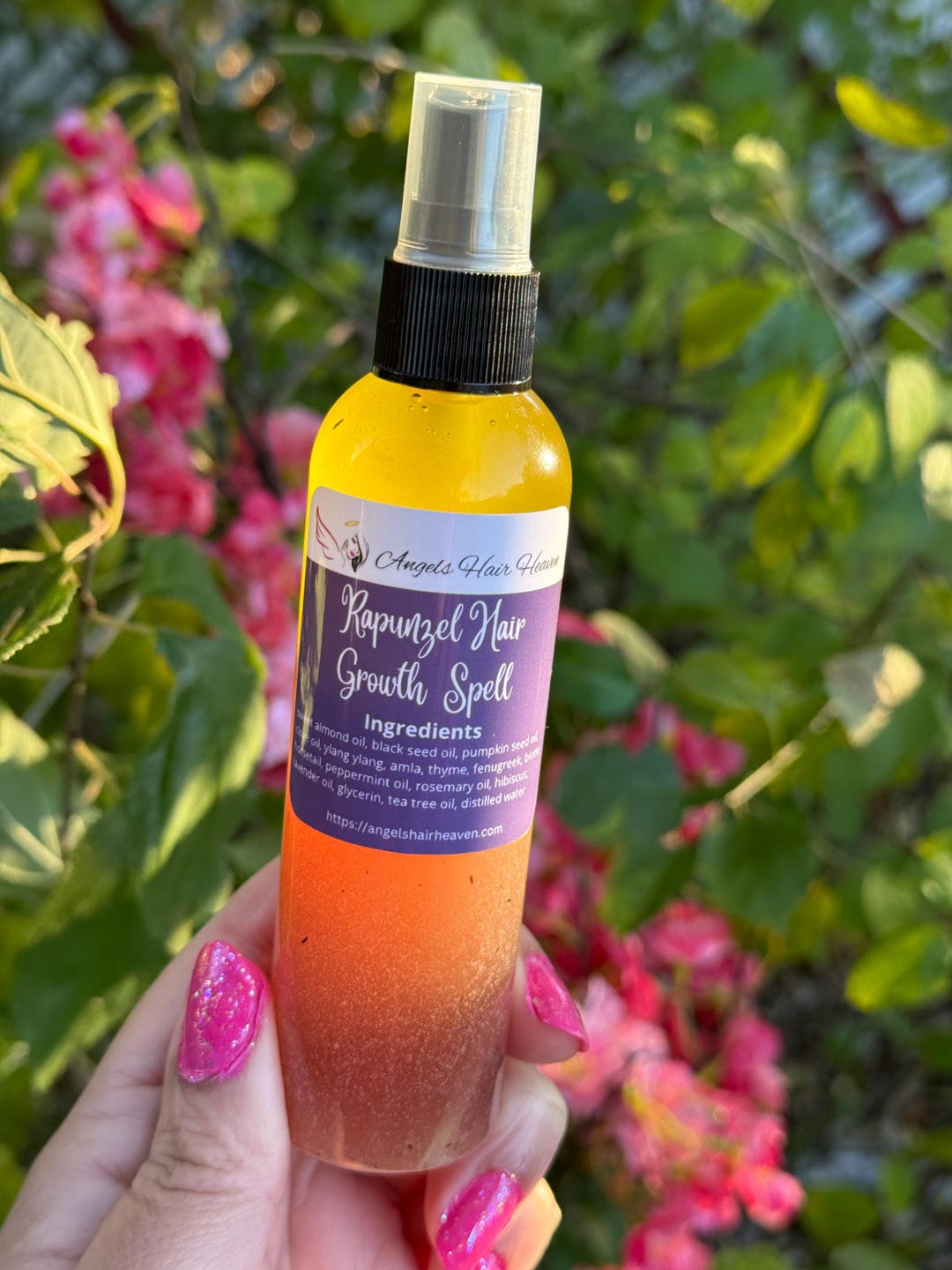 Rapunzel Hair Growth Spell Herbal Tonic, Hair Growth Spray Mist - Etsy