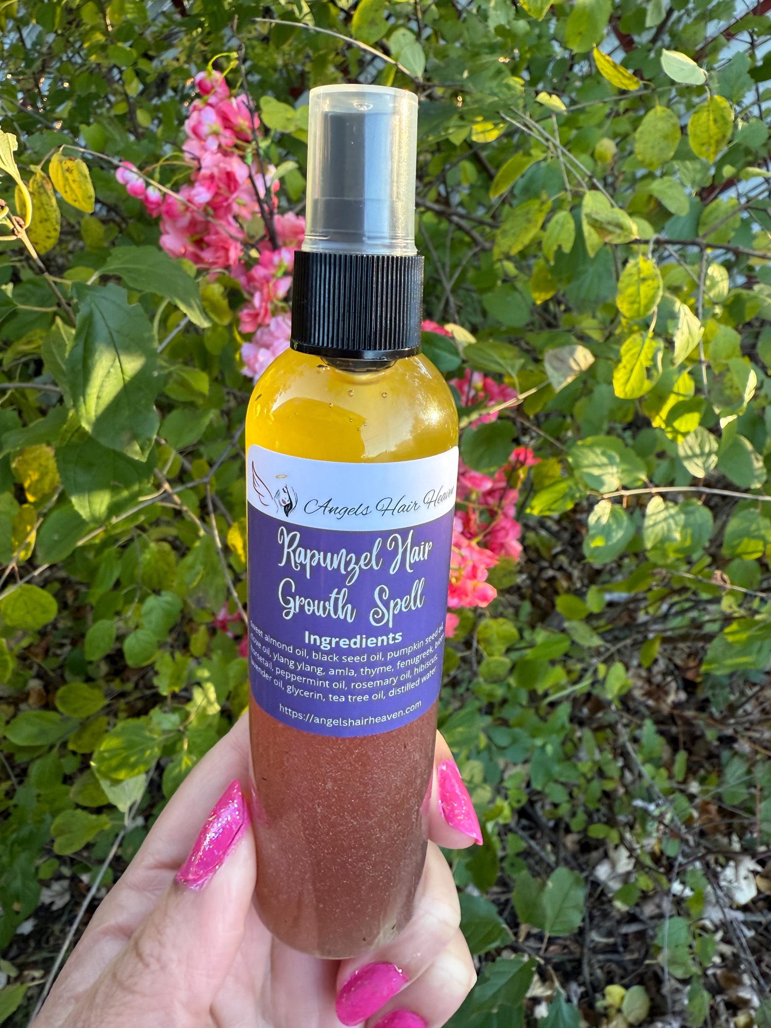 Rapunzel Hair Growth Spell Herbal Tonic, Hair Growth Spray Mist - Etsy