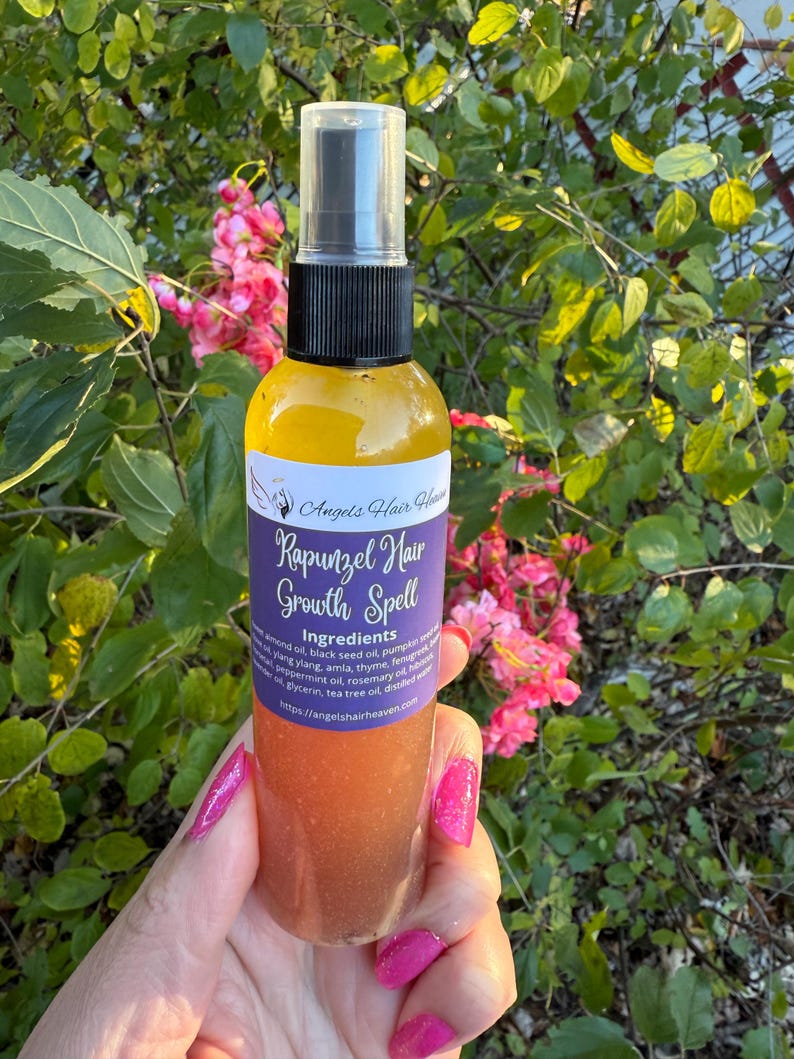 Rapunzel Hair Growth Spell Herbal Tonic, Hair Growth Spray Mist - Etsy