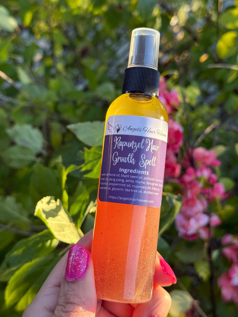 Rapunzel Hair Growth Spell Herbal Tonic, Hair Growth Spray Mist - Etsy