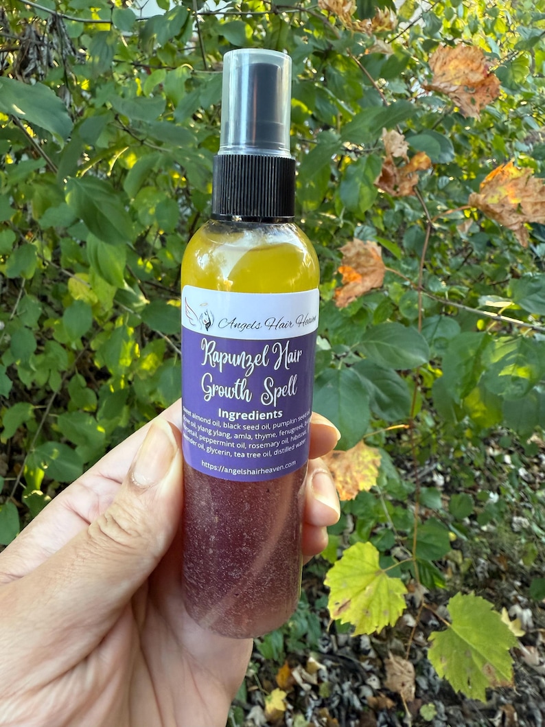 Rapunzel Hair Growth Spell Herbal Tonic, Hair Growth Spray Mist - Etsy