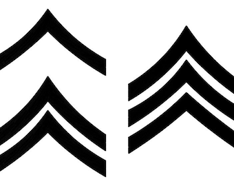 Sergeant stripes | Etsy