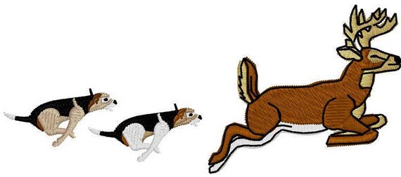 Deer Stalking By Dogs
