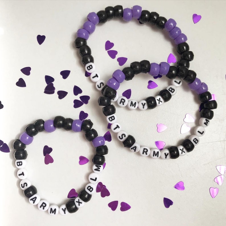 BTS ARMY x BLM Pulsera Apoyo activista - Etsy España
