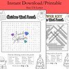 Winter Wonderland Word Search Printable Instant Download, Coloring Page ...