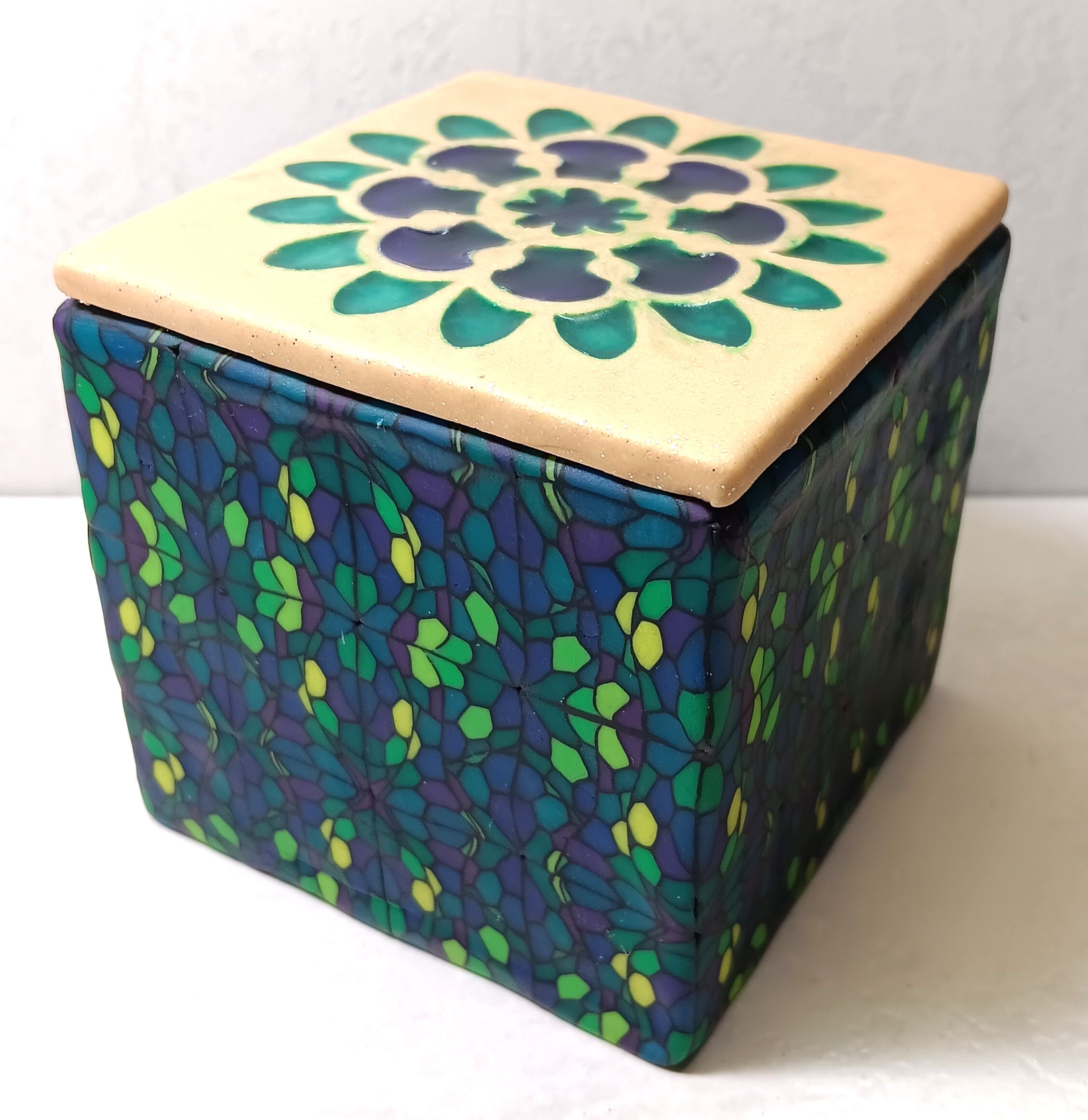 Tutorial - Polymer Clay Box With Liquid Clay Inlaid Lid - Etsy