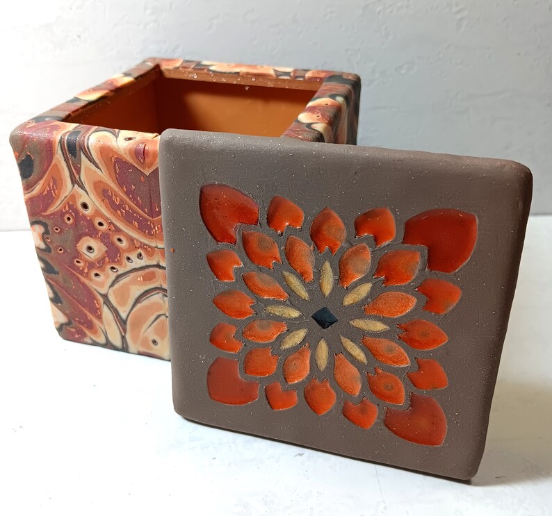 Tutorial - Polymer Clay Box With Liquid Clay Inlaid Lid - Etsy