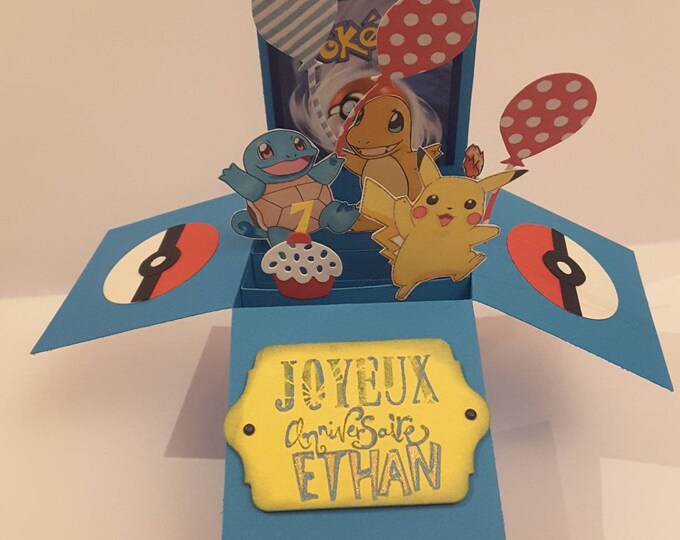 Pokémon Pop up Card - Etsy