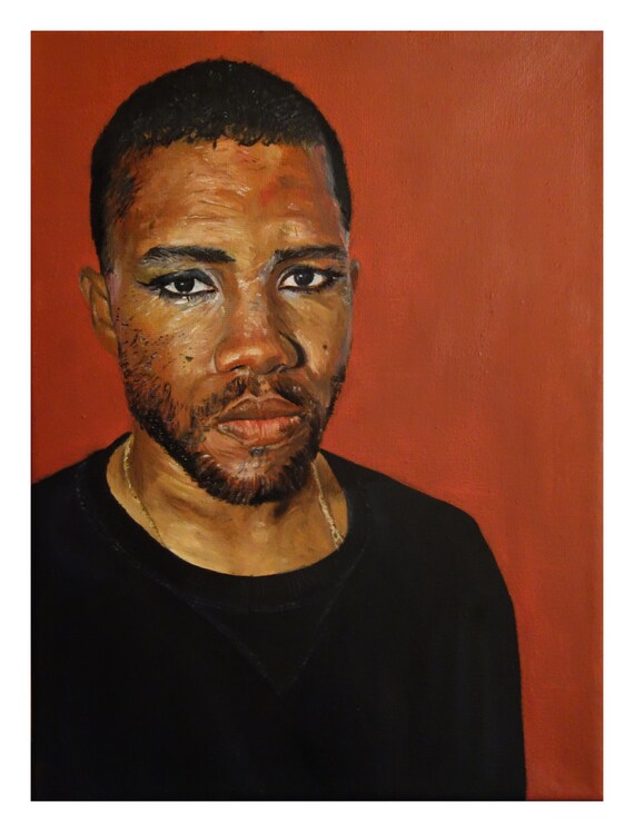 Print Frank Ocean Contemporary Art Portrait Print | Etsy
