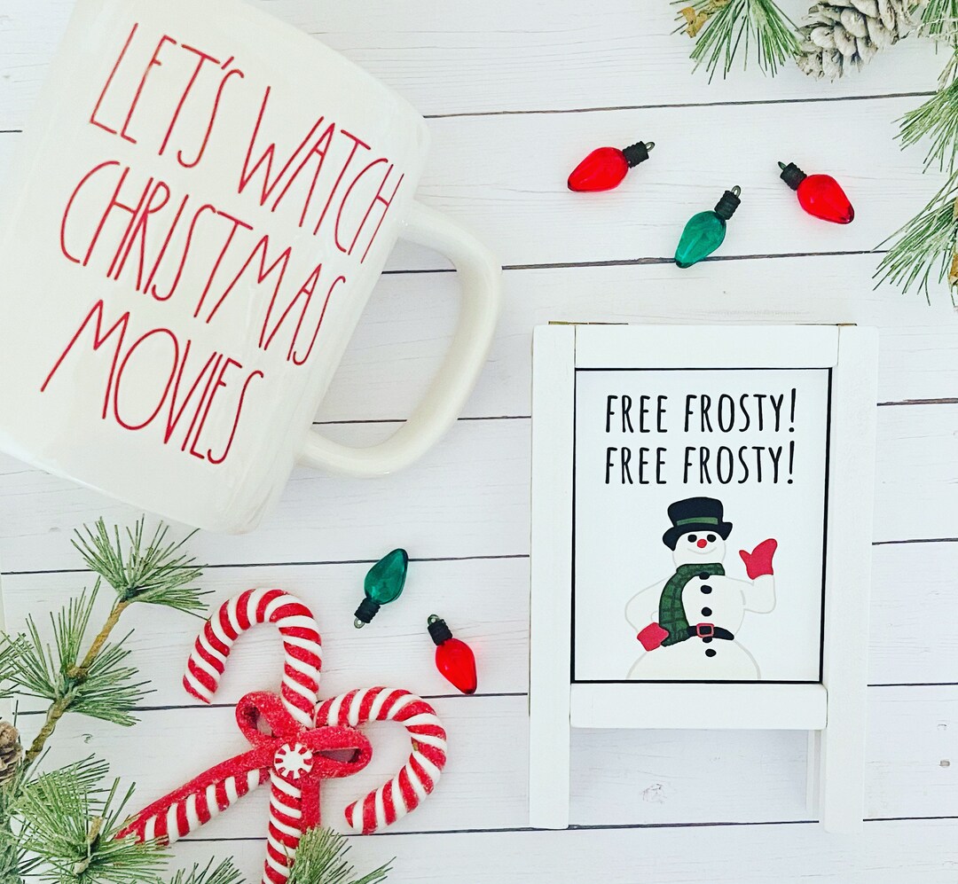 Free Frosty Free Frosty Mini Sign - Etsy