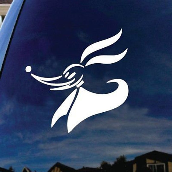 Zero Dog Jack Skellington Cartoon Car Window Vinyl Decal - Etsy