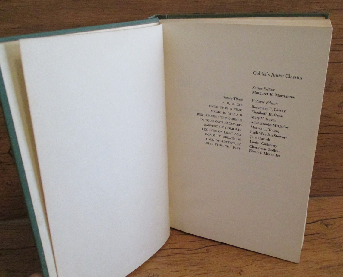 Vintage Collier's Junior Classics Call of Adventure - Etsy