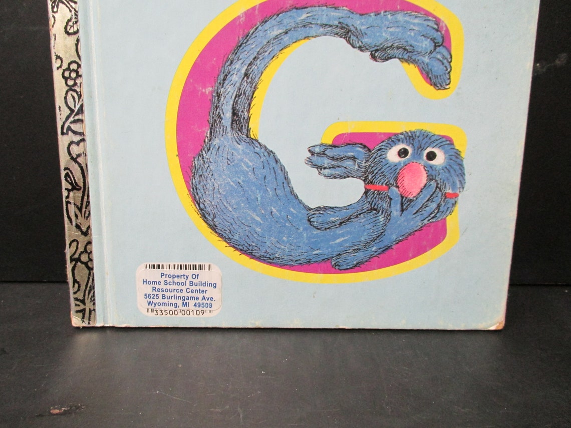 Grover's Own Alphabet Sesame Street a Little Golden - Etsy