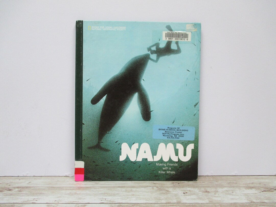 Namu Killer Whale Book - Vintage National Geographic Hardcover - Etsy