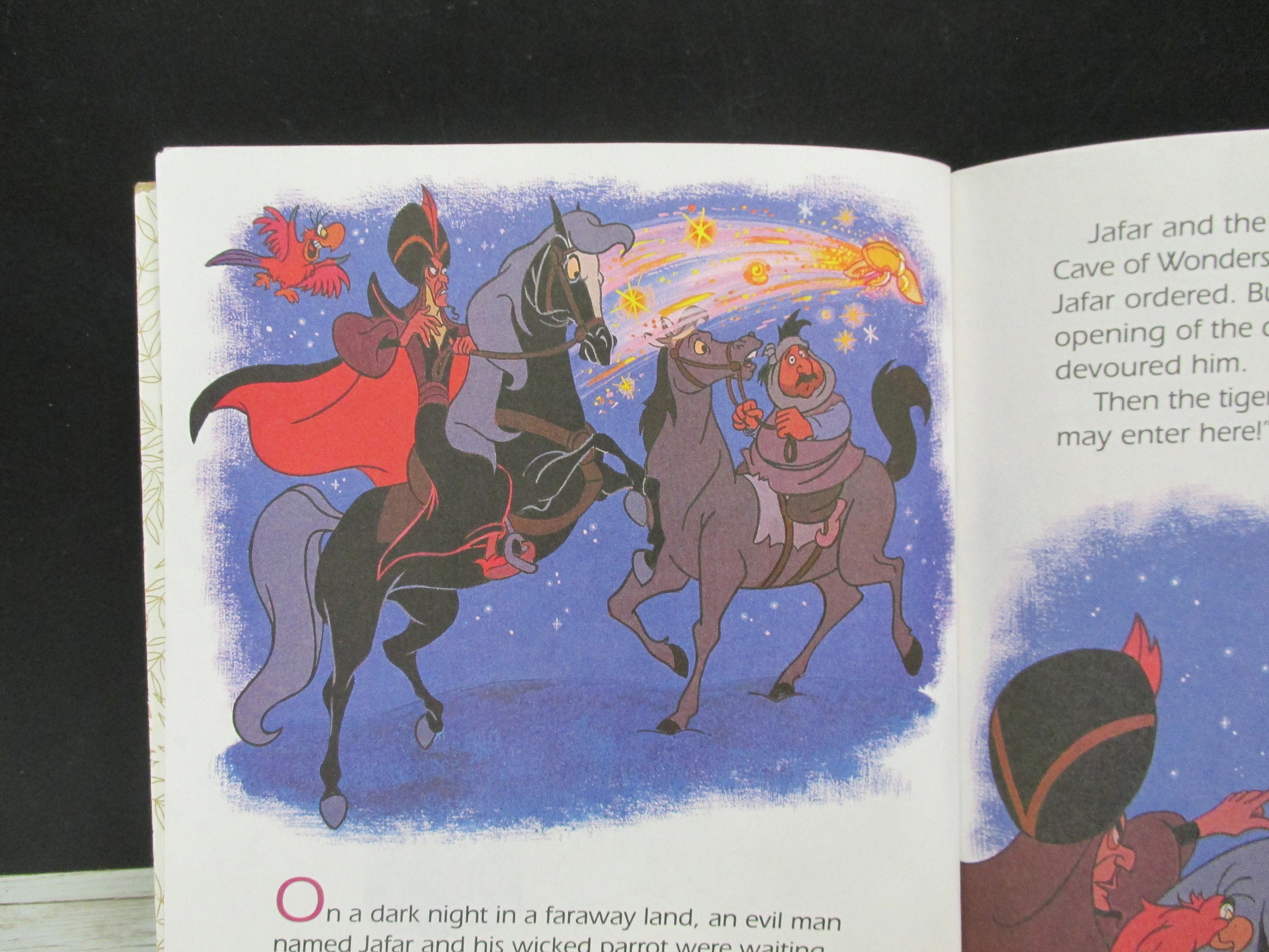 Disney's Aladdin A Little Golden Book, Vintage Hardcover Children's ...