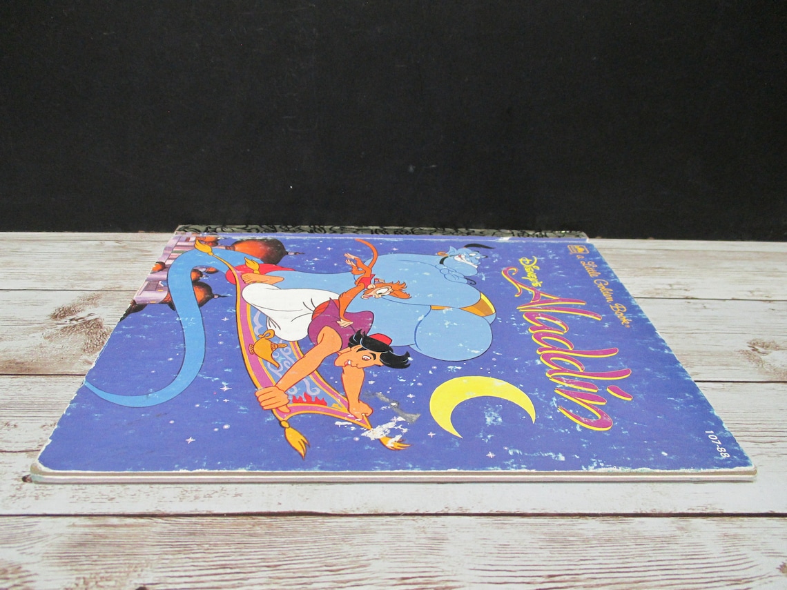Disney's Aladdin A Little Golden Book, Vintage Hardcover Children's ...