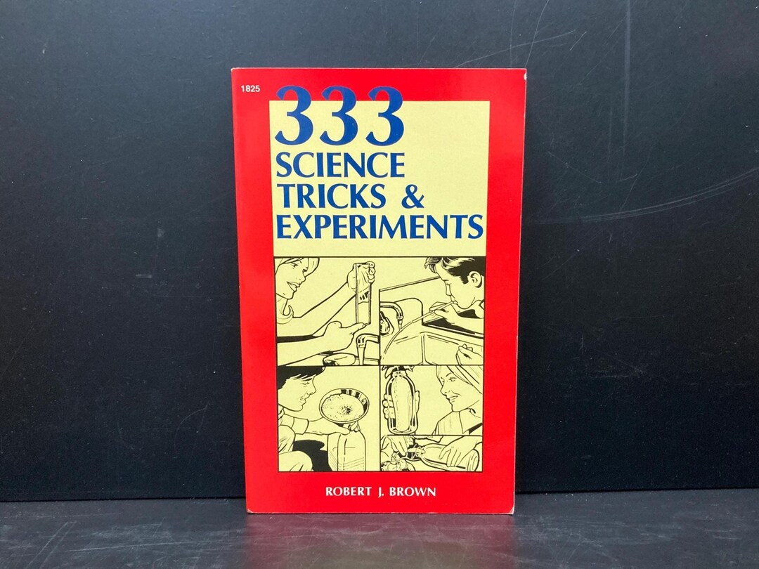 333 Science Tricks & Experiments - Vintage Science Paperback Book ...