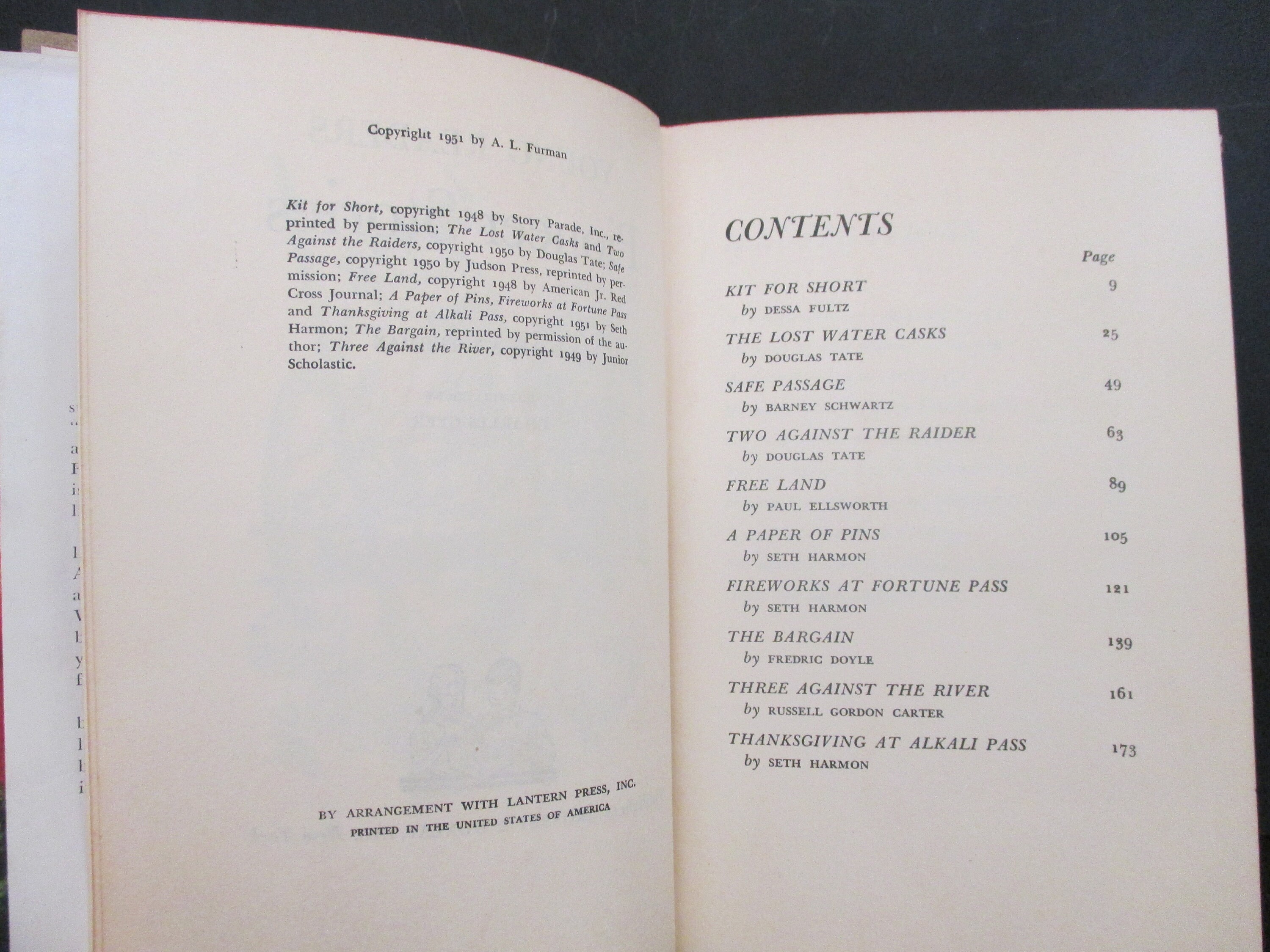Young Readers Pioneer Stories, Edited by A.L. Furman, Secondmousefinds ...