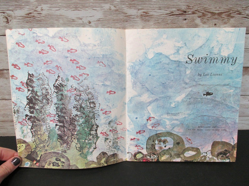 Swimmy by Leo Lionni With Audio Cassette, From Scholastic 1991 ...