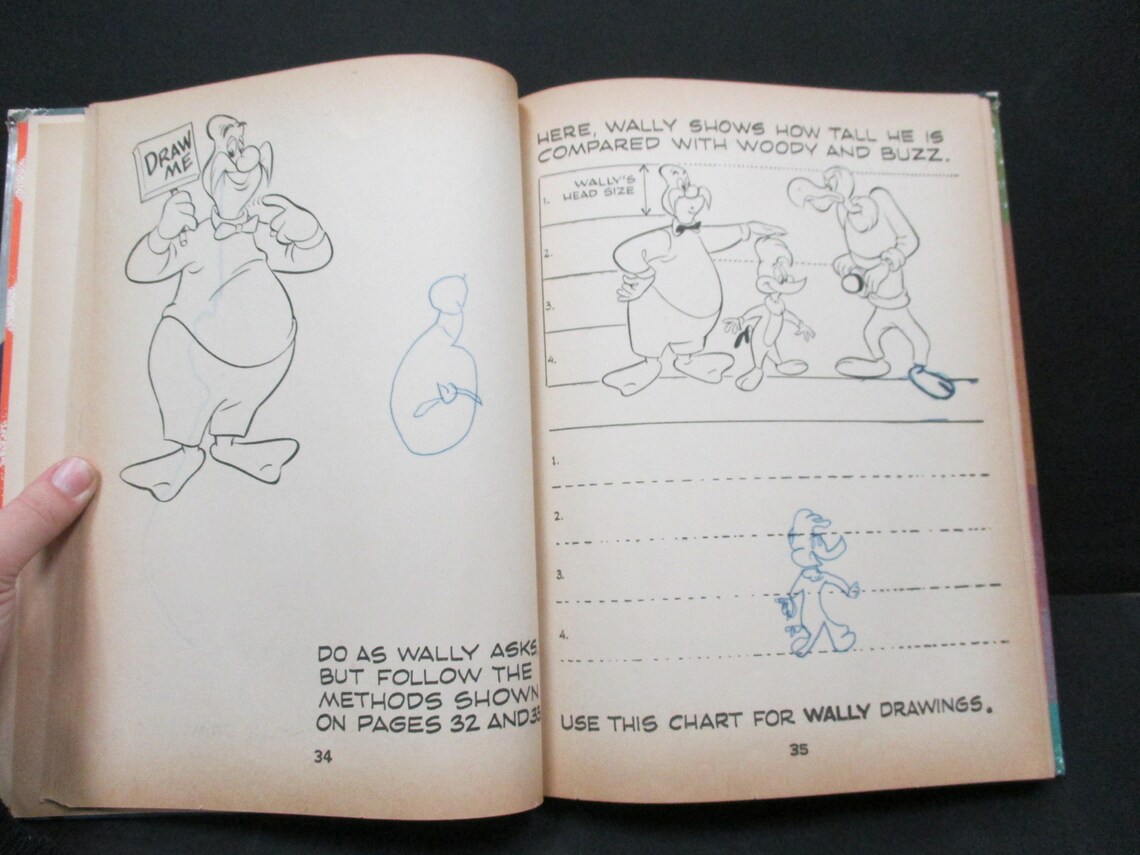 Walter Lantz Easy Way To Draw featuring Woody Woodpecker and | Etsy