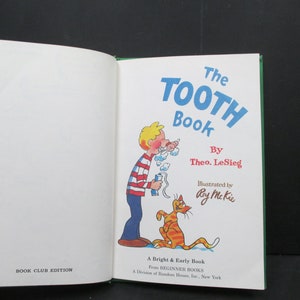 The Tooth Book, by Theo. Lesieg, Bright and Early Book for Beginning ...