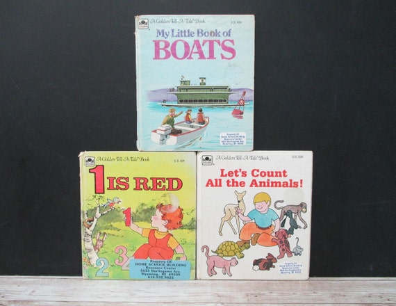 A Golden Tell-a-tale Book Collection Set of Three Vintage - Etsy