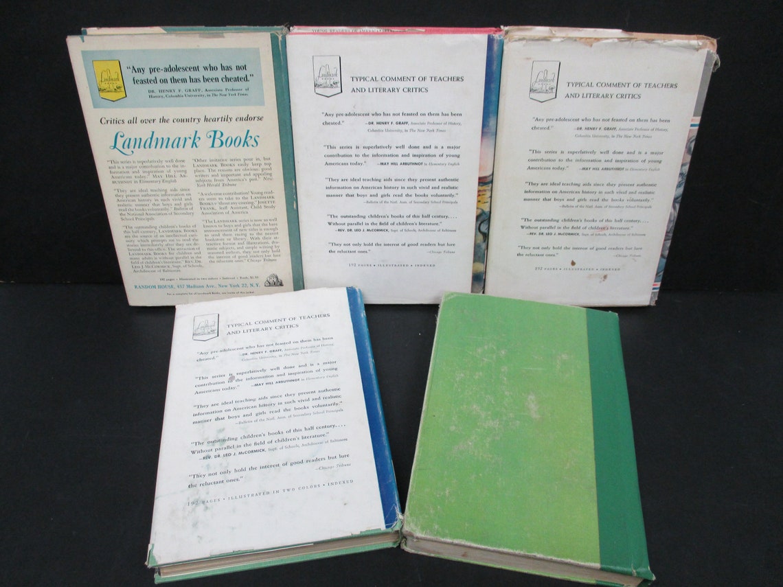 Vintage Landmark Books Each Book Sold Separately the Santa Fe - Etsy