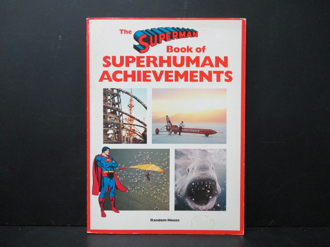 The Superman Book of Superhuman Achievements by Shep Steneman - Etsy
