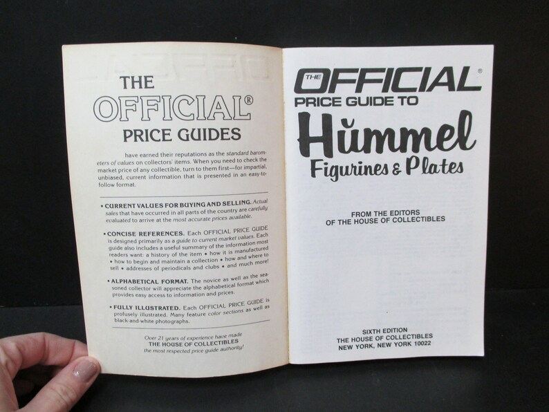 Official Price Guide to Hummel Figurines & Plates Sixth Edition, 1986 ...