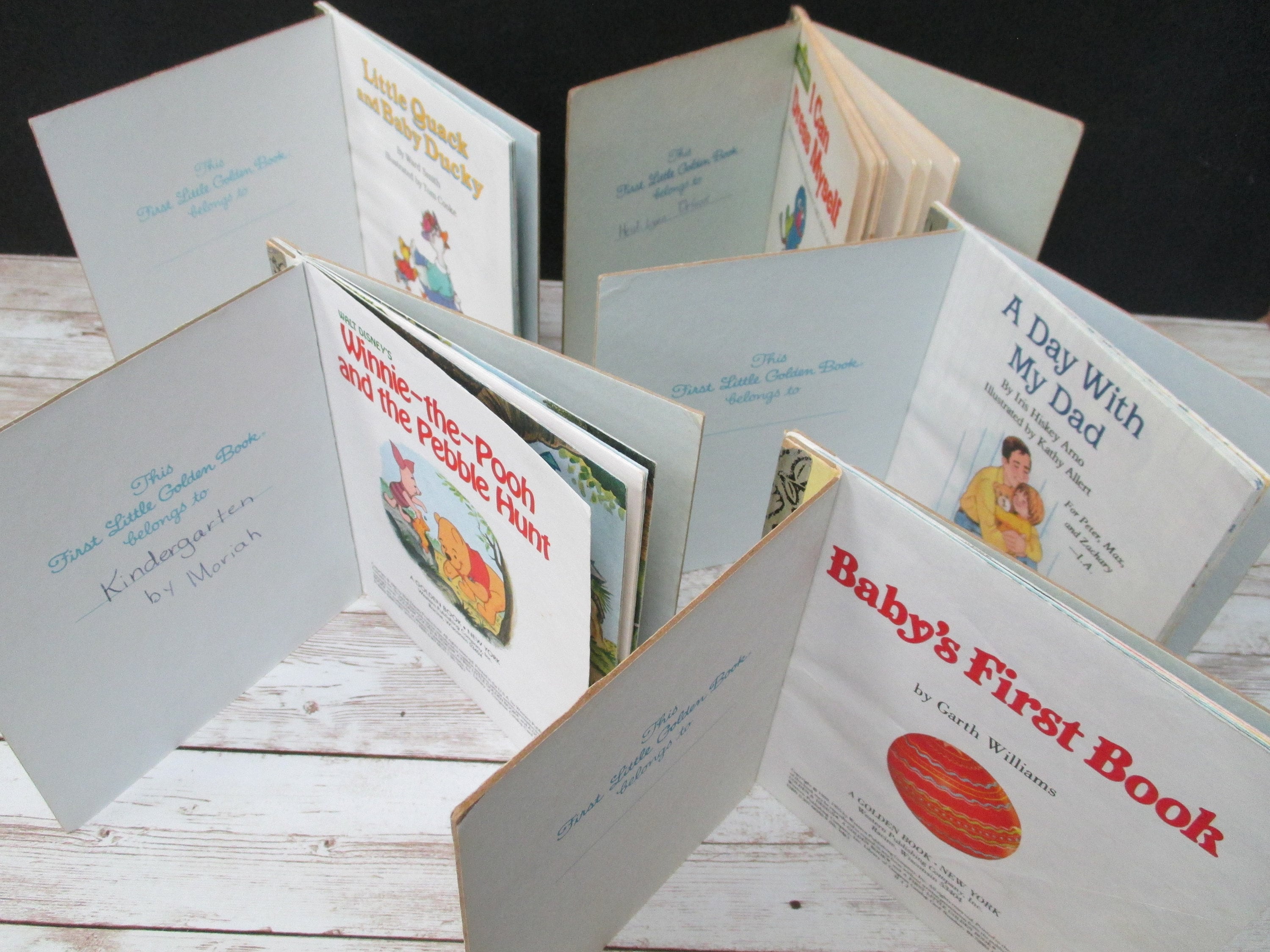 A First Little Golden Book Collection - Set of 5 Small Vintage Children ...