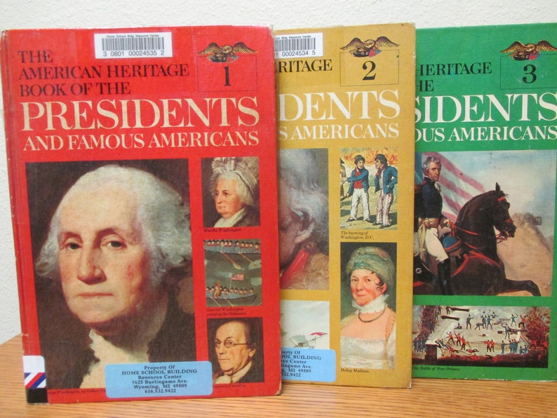 The American Heritage Book of the Presidents and Famous | Etsy