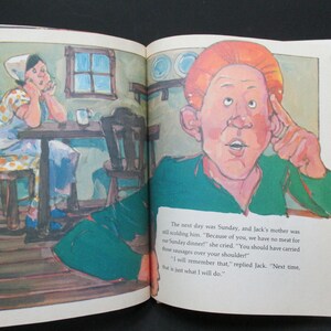 Lazy Jack Book With Record, an English Folk Tale, Secondmousefinds - Etsy