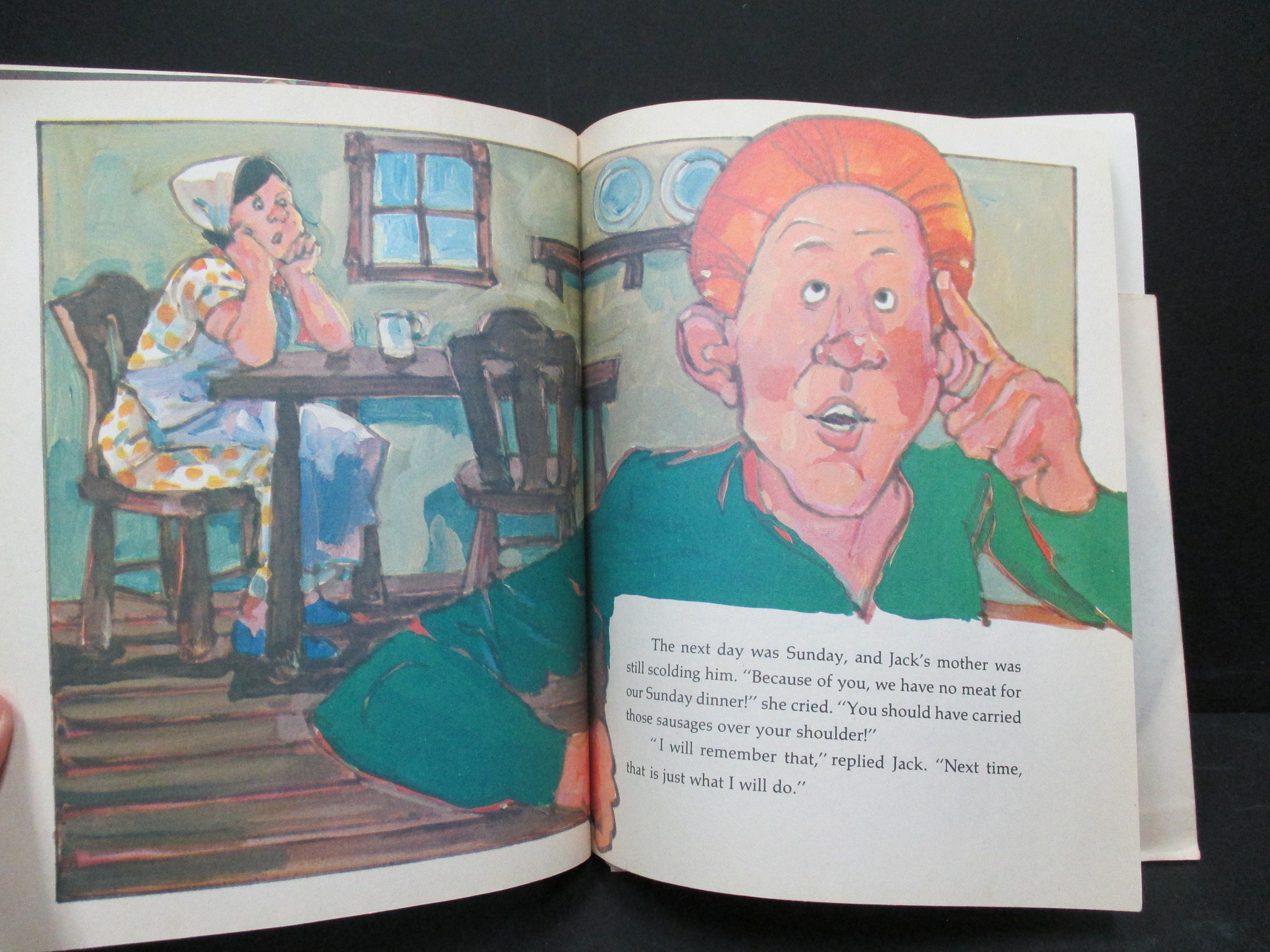 Lazy Jack Book With Record, an English Folk Tale, Secondmousefinds - Etsy
