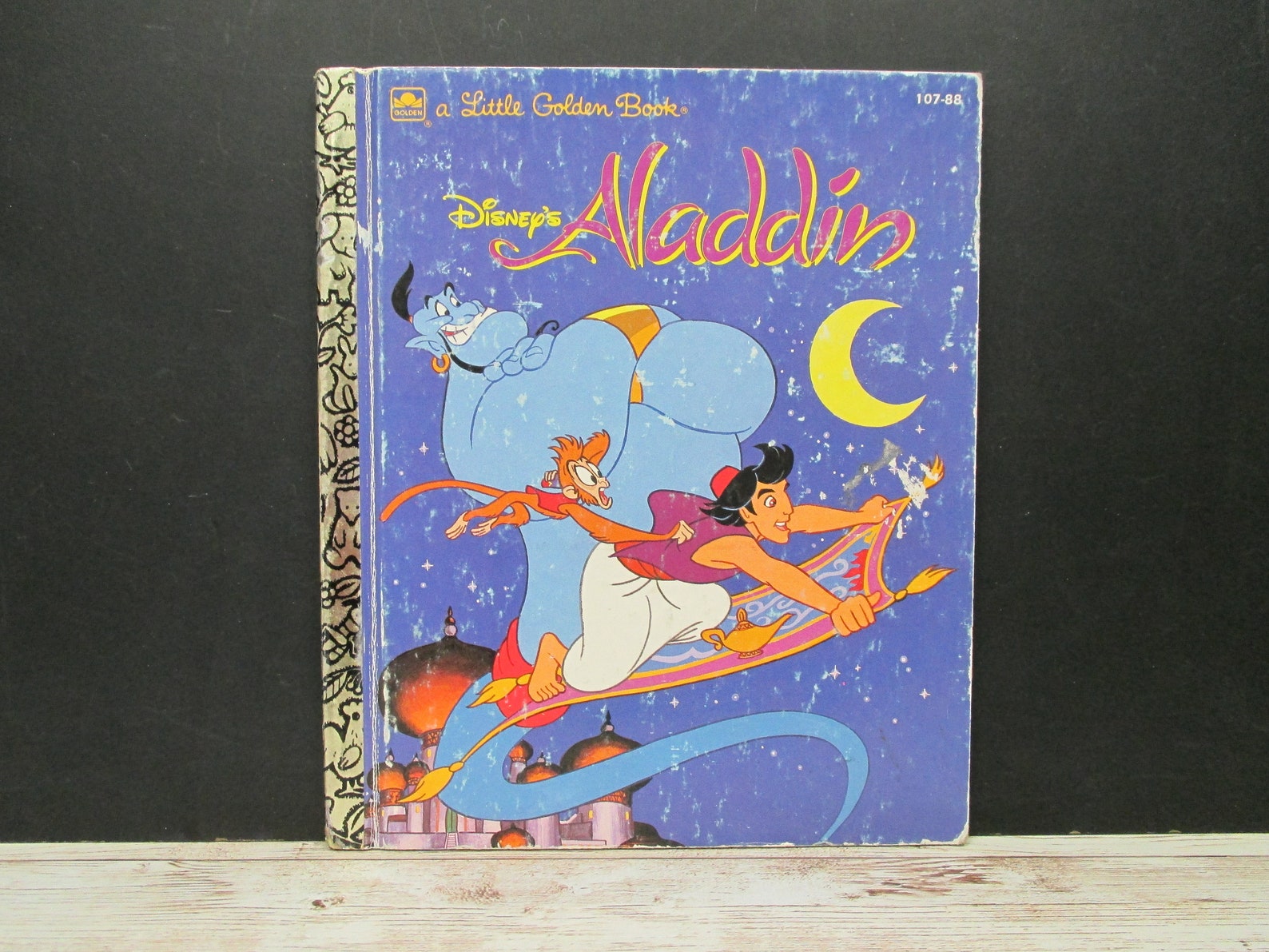 Disney's Aladdin A Little Golden Book, Vintage Hardcover Children's ...
