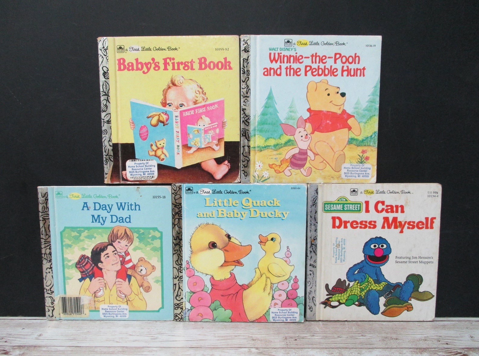 A First Little Golden Book Collection - Set of 5 Small Vintage Children ...