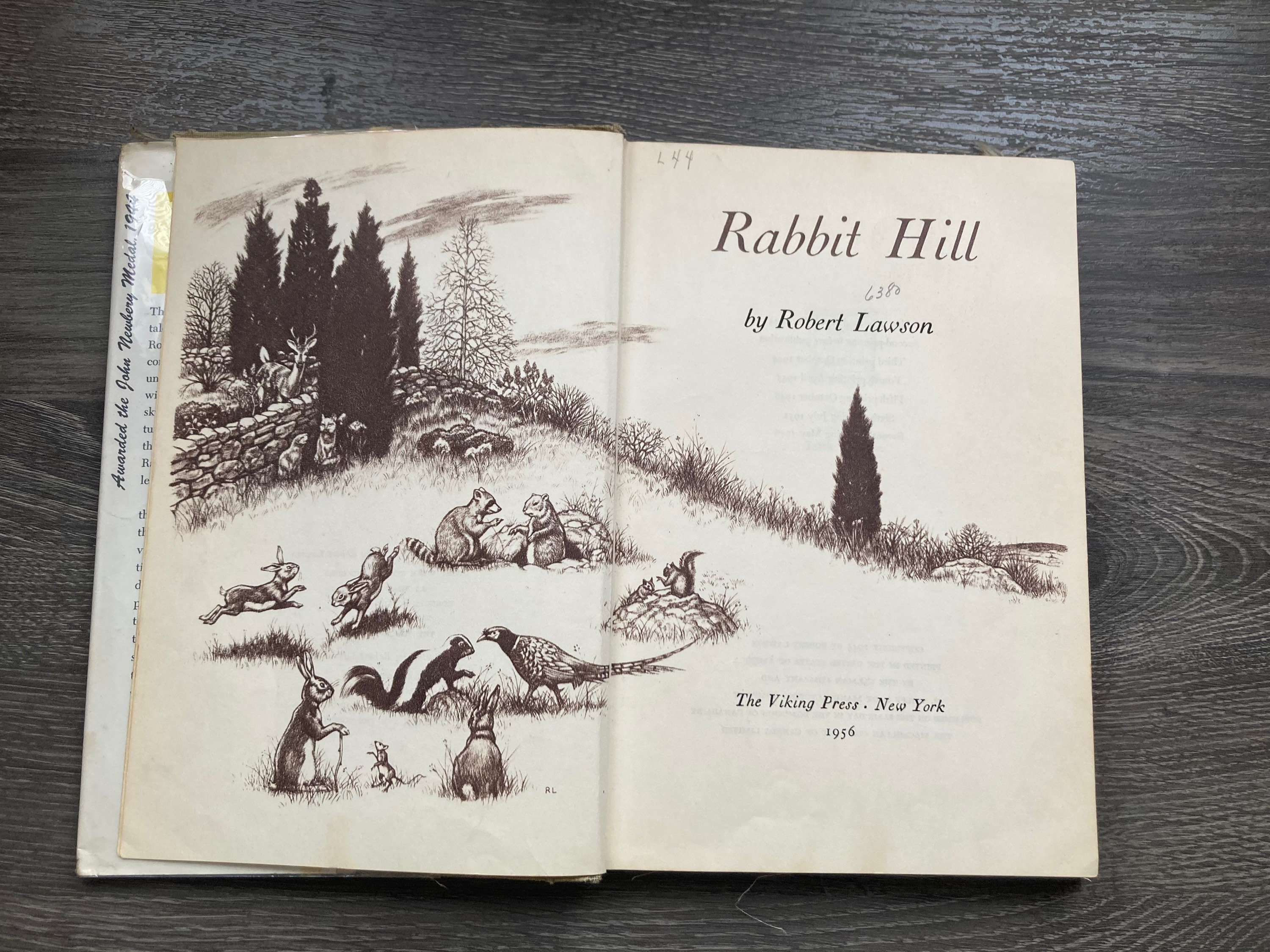 Rabbit Hill by Robert Lawson, 1956 the Viking Press, Secondmousefinds ...