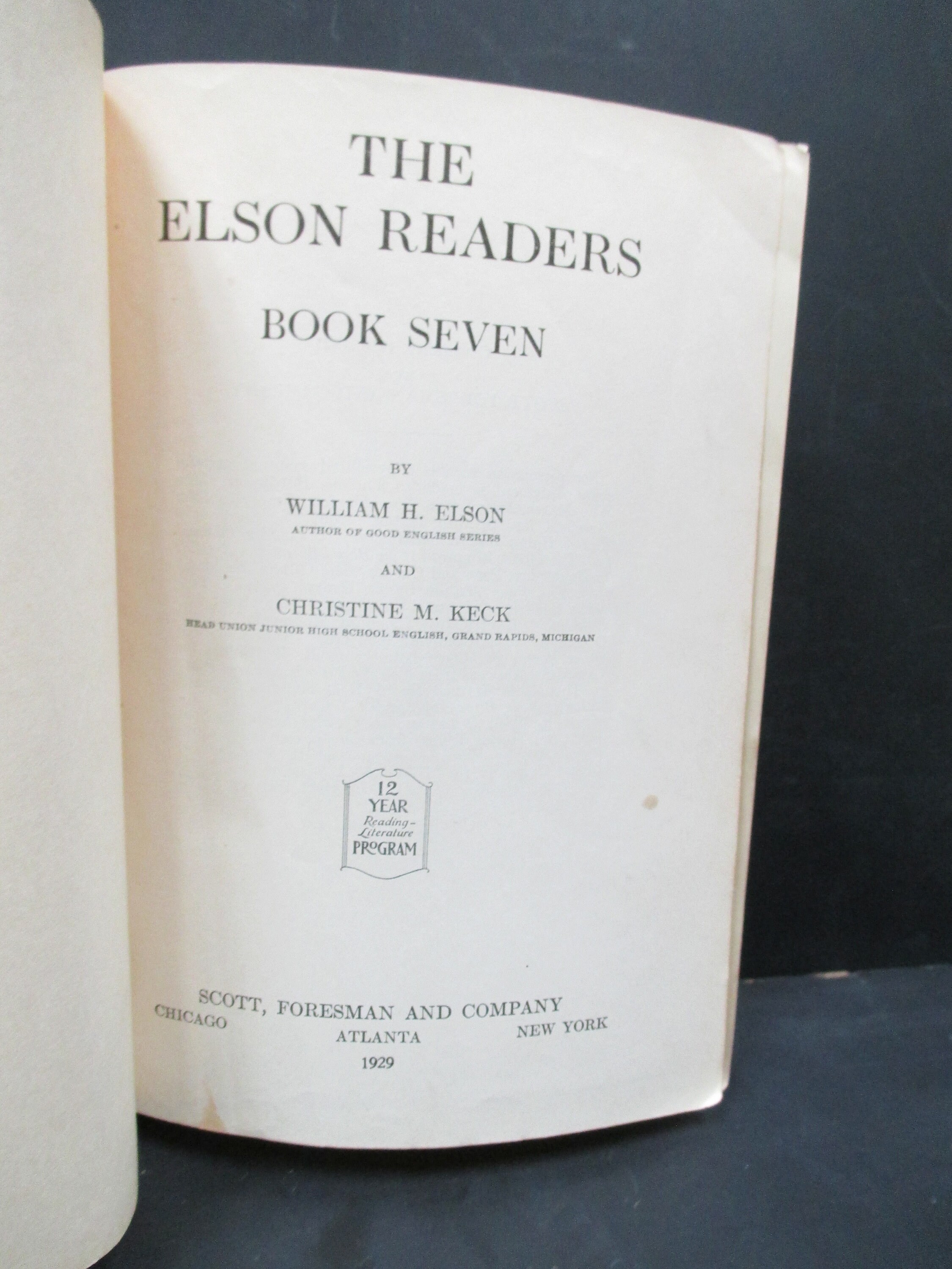 The Elson Readers: Book Seven, by William H. Elson and Christine M ...