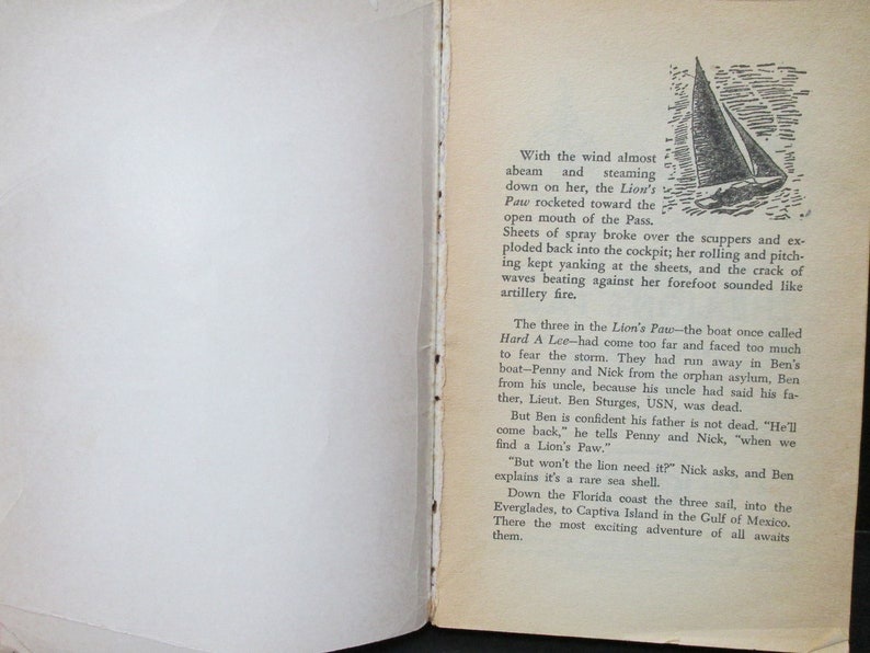 The Lion's Paw by Robb White Vintage Paperback Mystery - Etsy