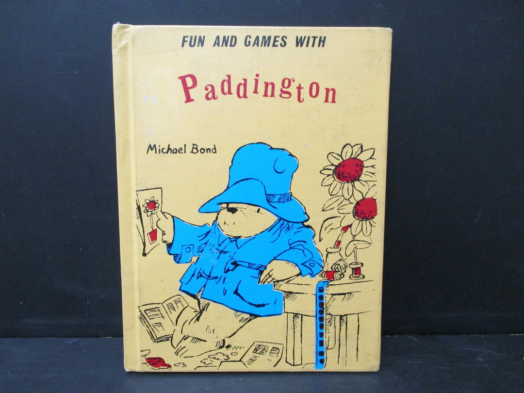 Fun and Games With Paddington by Michael Bond, Vintage Hardcover Kid's ...