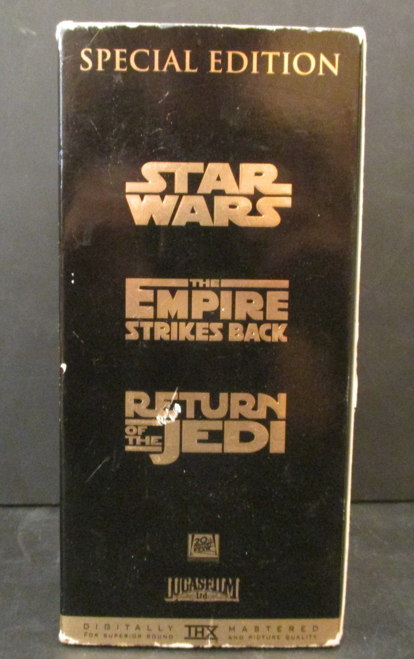 Special Edition Star Wars Trilogy VHS Box Set, Vintage Star Wars ...