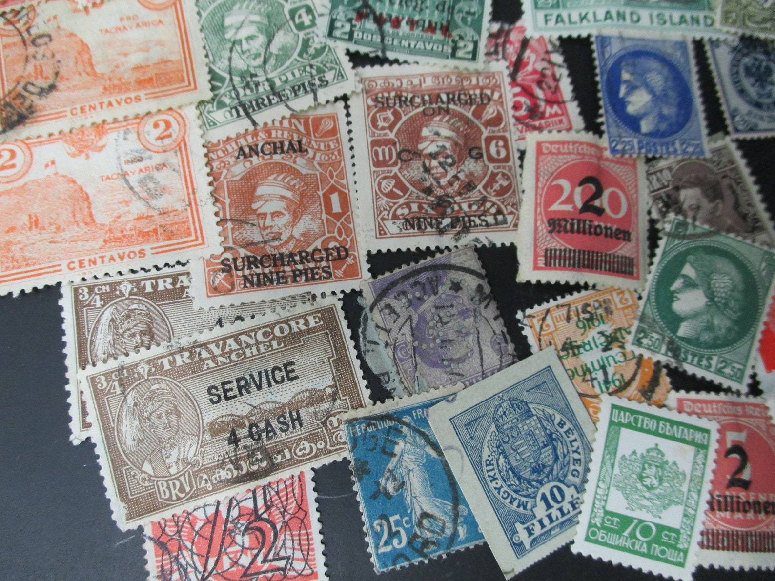 70 Vintage Stamps, International Stamp Collection, Ephemera Collection ...