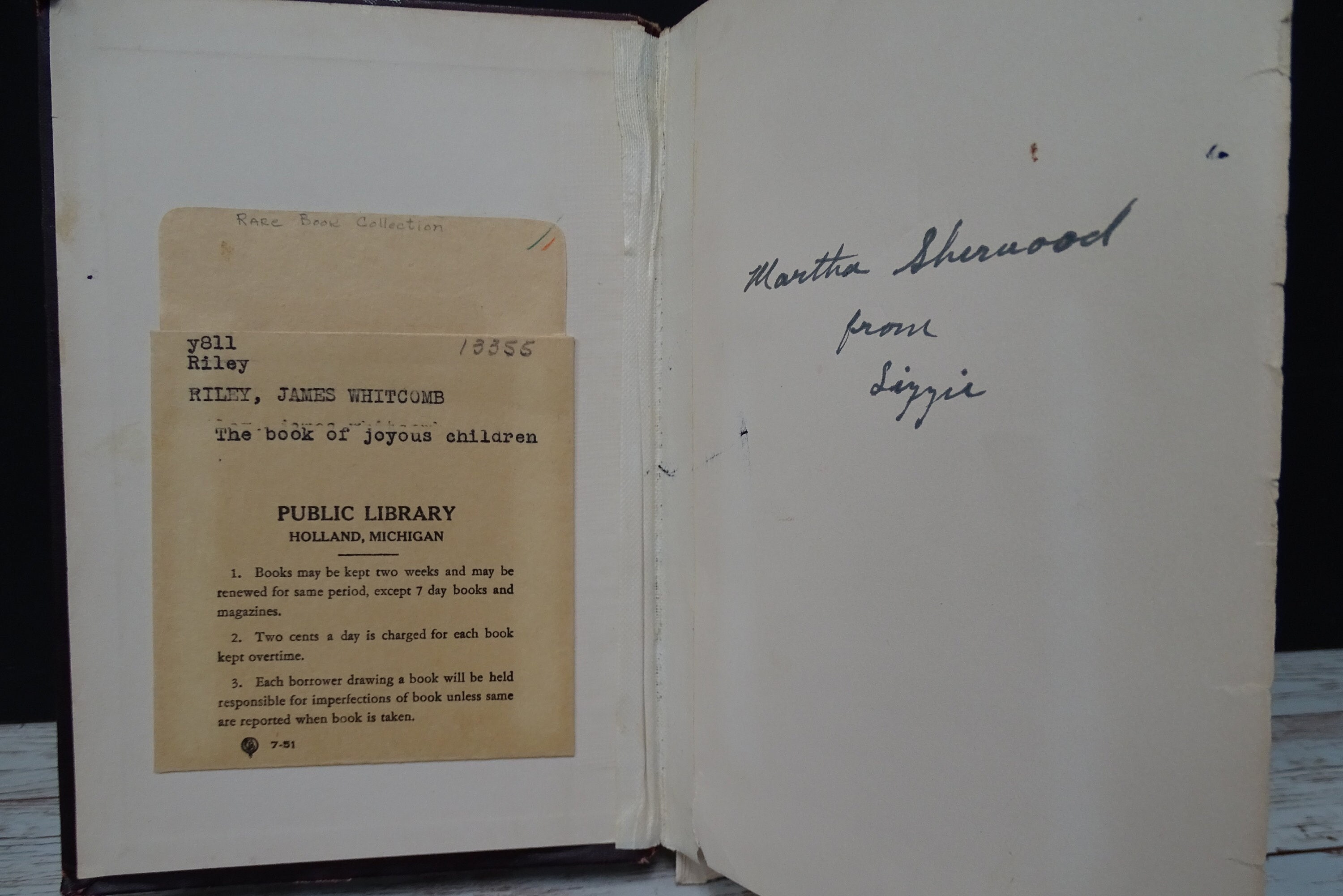 The Book of Joyous Children by James Whitcomb Riley, New York's Charles ...
