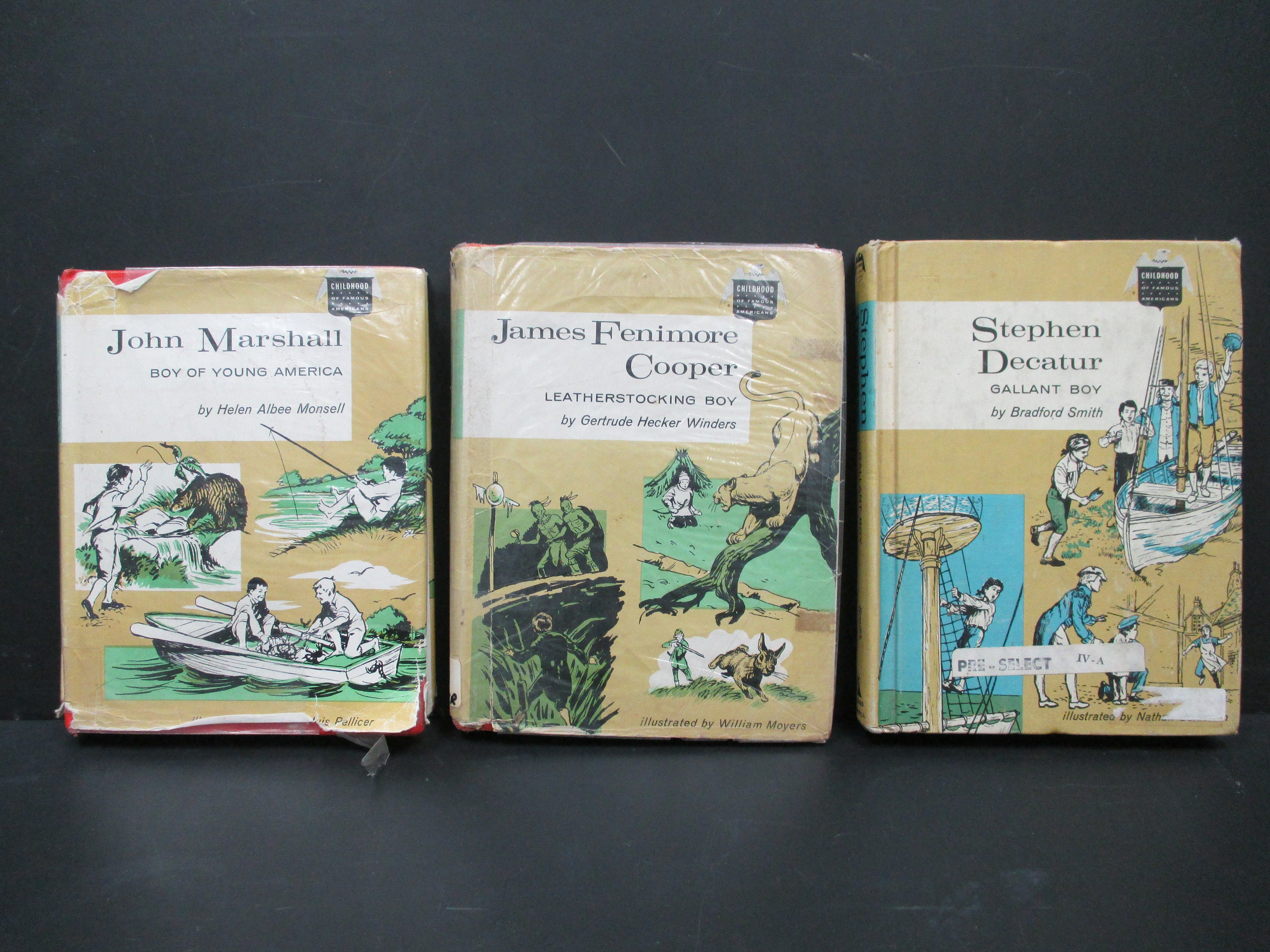 Childhood of Famous Americans, Each Book Sold Separately, John Marshall ...