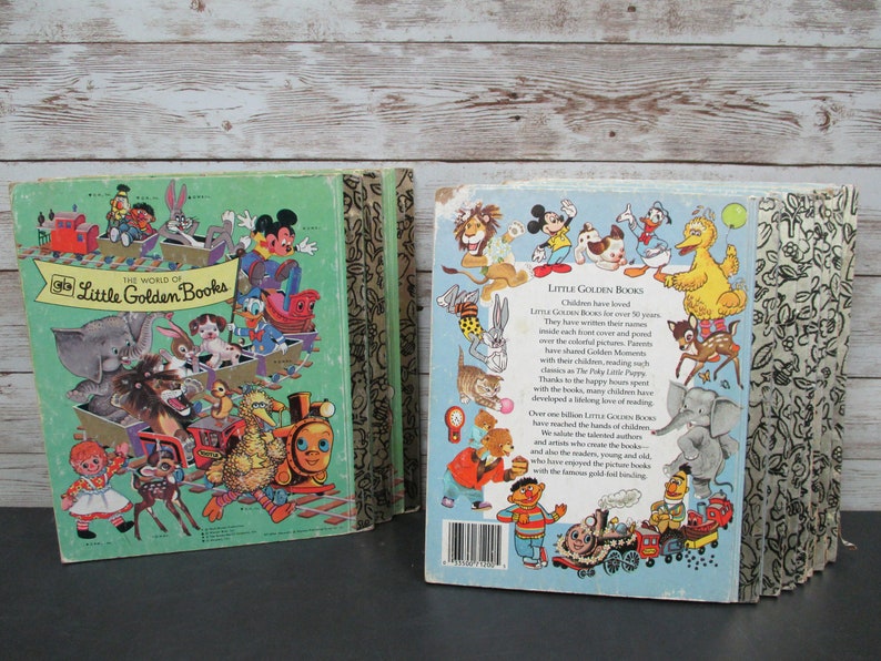 Vintage Little Golden Book Set Collection of 10 Readers - Etsy