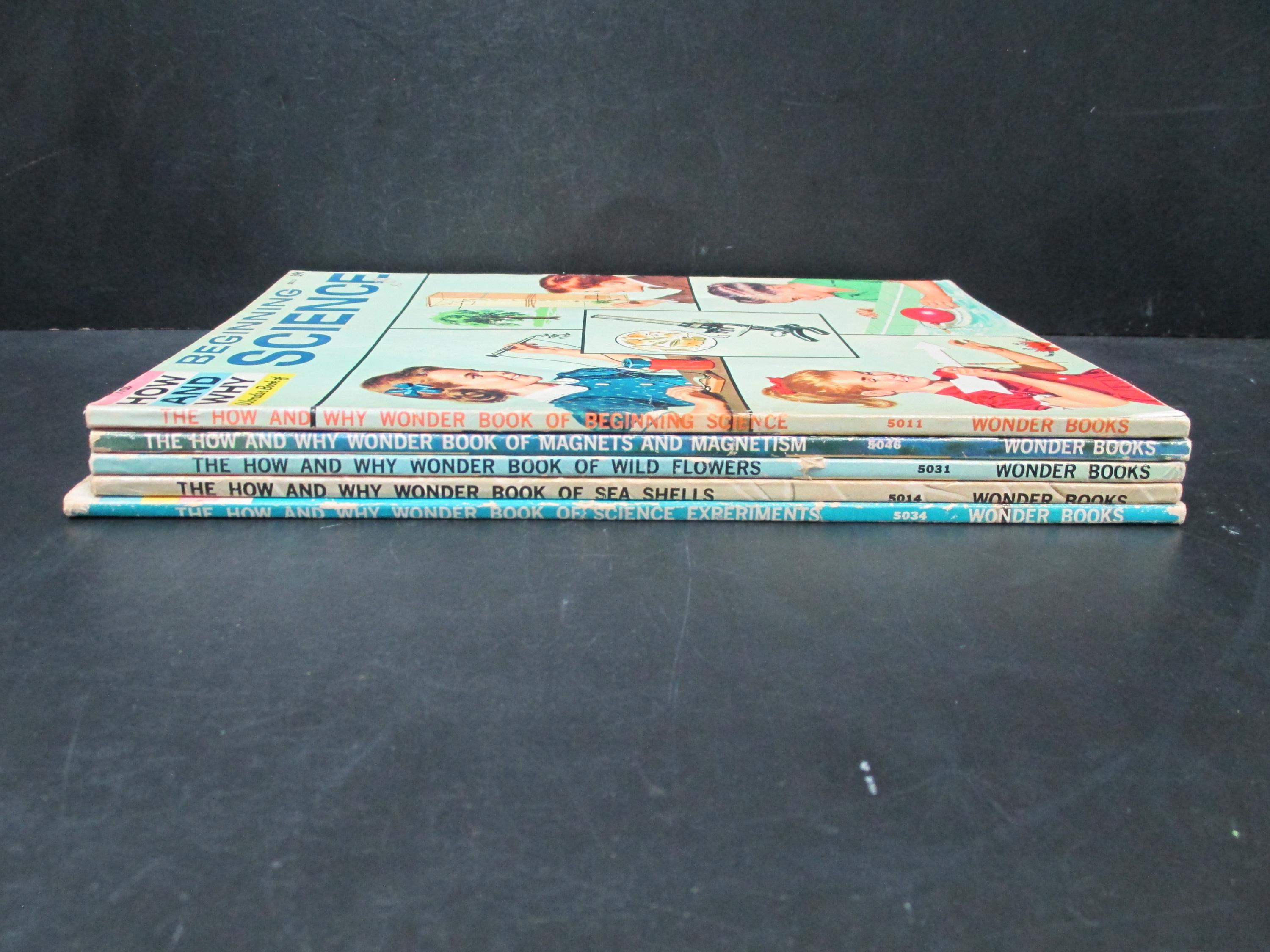The How and Why Wonder Books Set of 5, Vintage Science Books ...