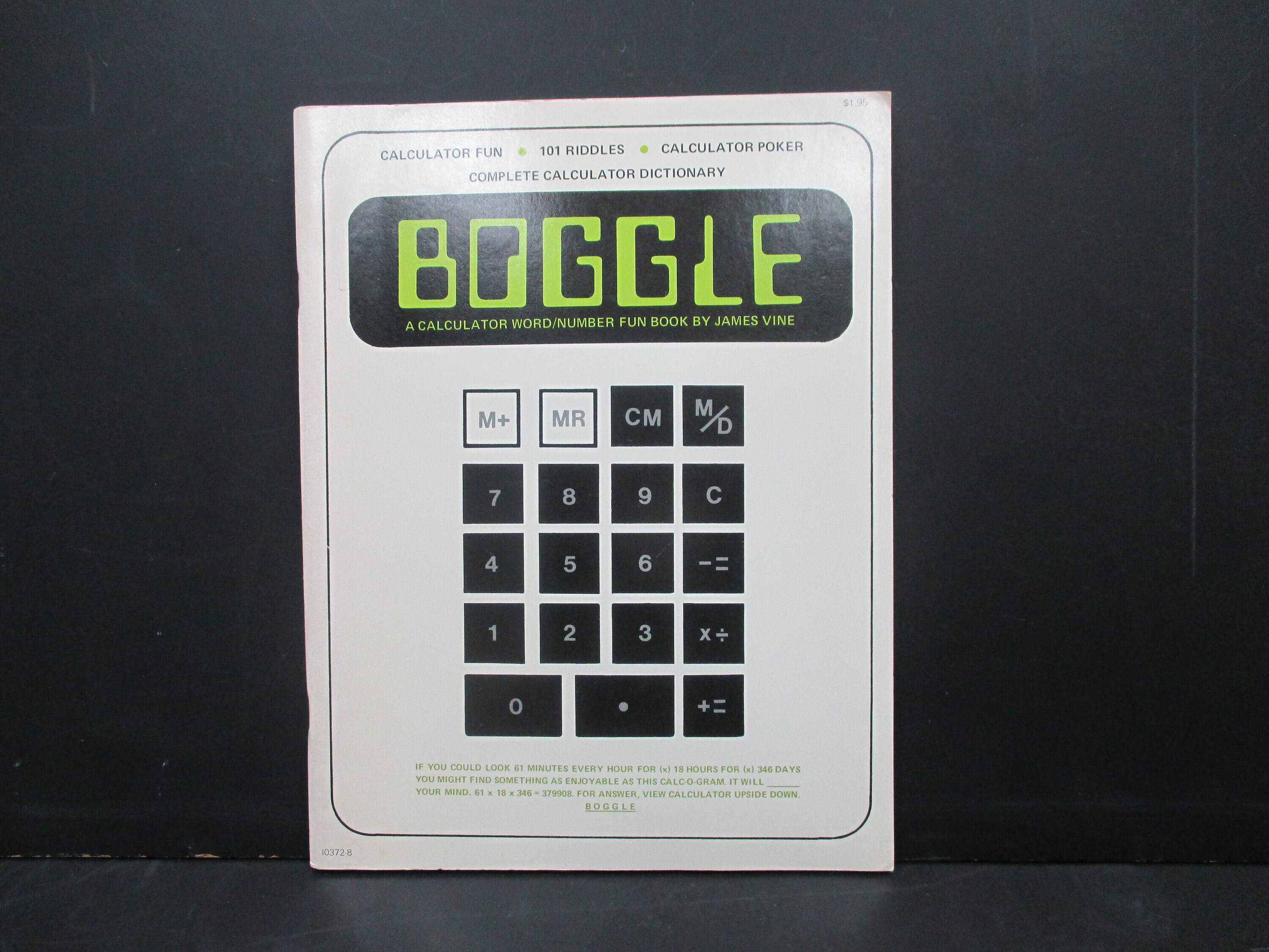 Boggle: A Calculator Word/number Fun Book by James Vine - Etsy