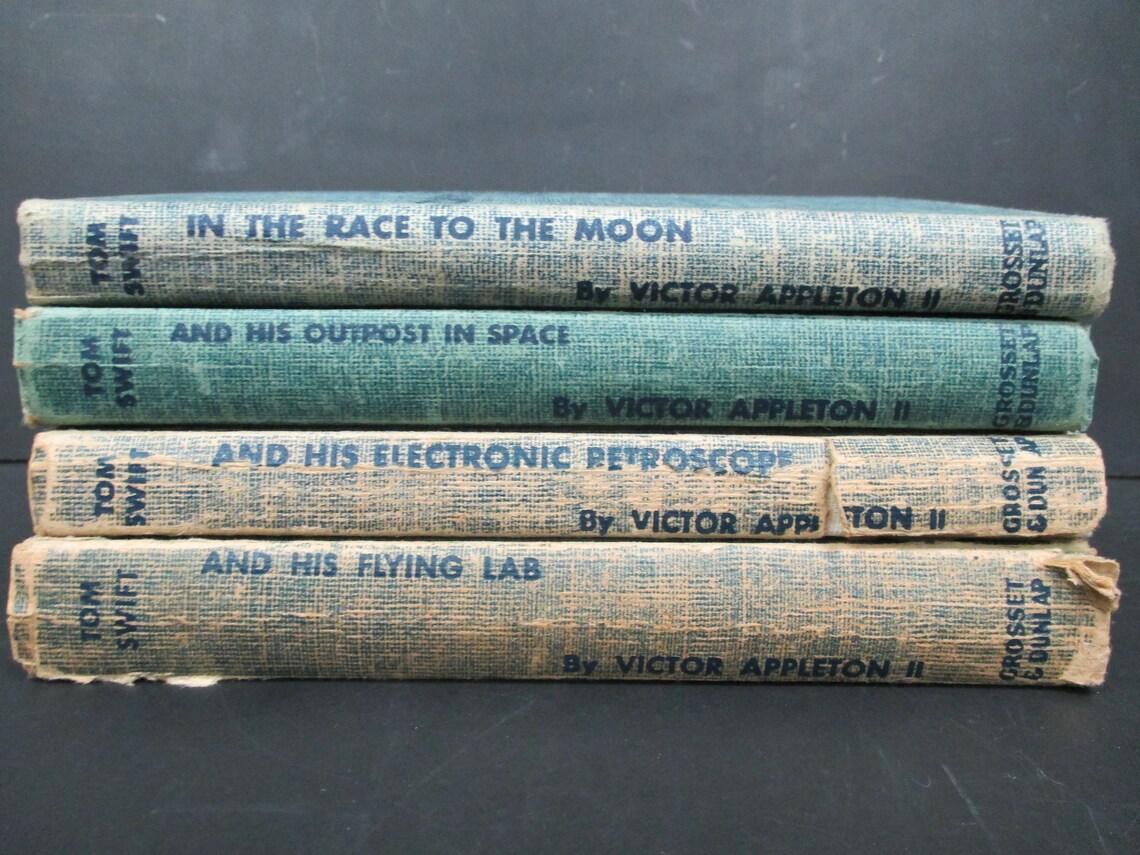 Tom Swift Jr. Book Collection, Set of Four Hardcover Books, Tom Swift ...