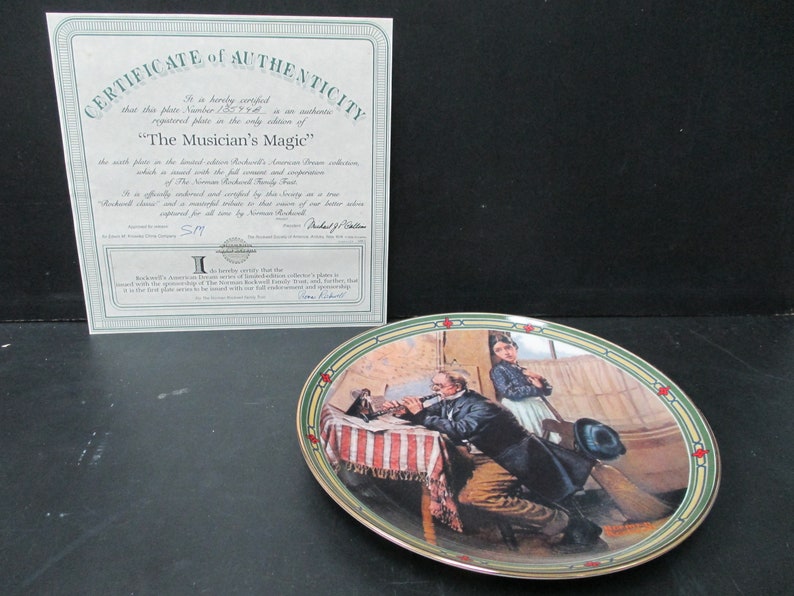 The Musician's Magic, Sixth in the Rockwell American Dream Collection ...