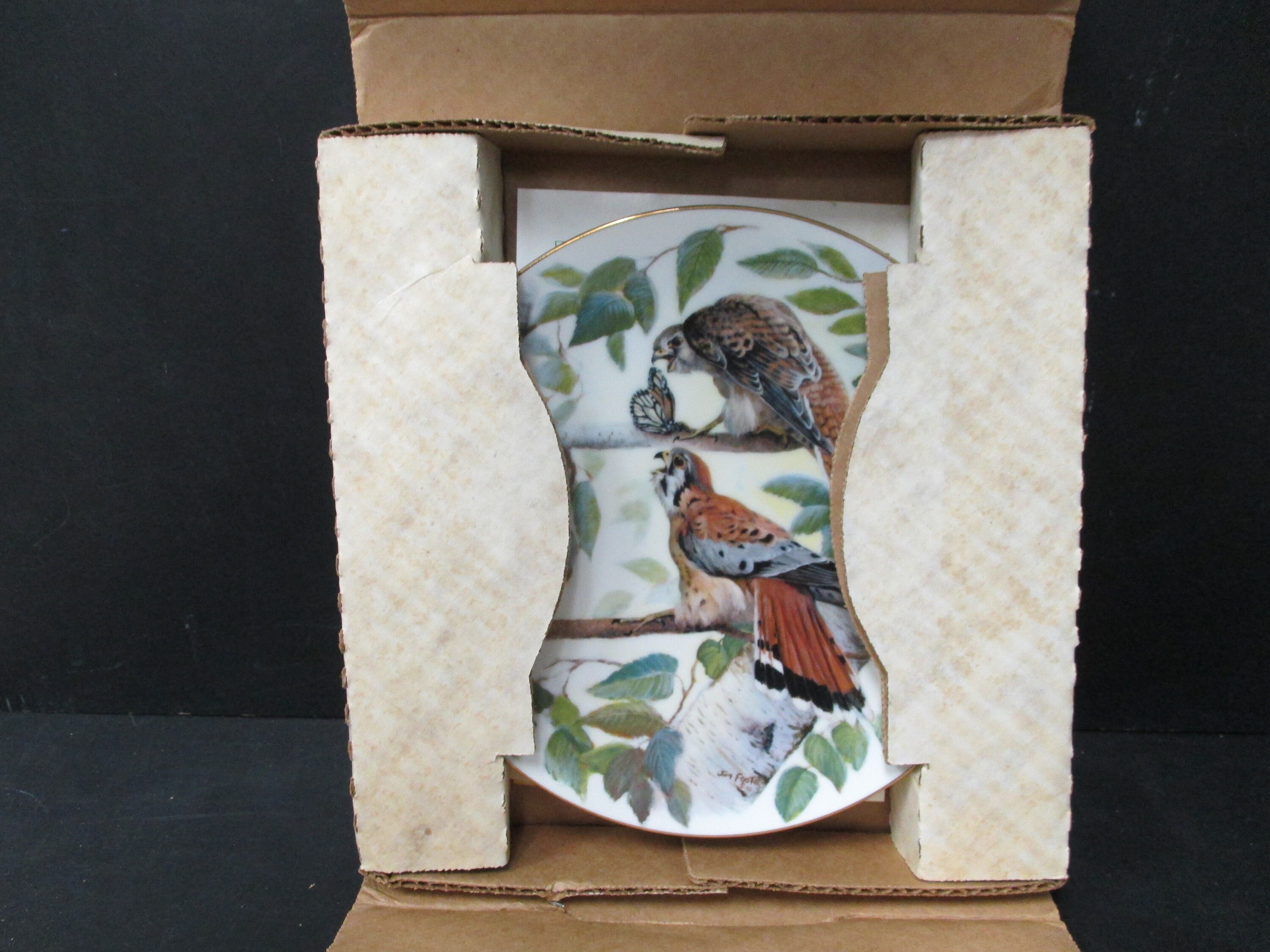 Vintage Decorative American Falcon Plate, Nature's Heritage Collection ...